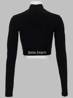 Palm Angels Classic Logo Cropped Top