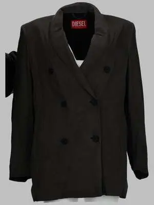 DIESEL® Fluid Viscose Blazer - Gray