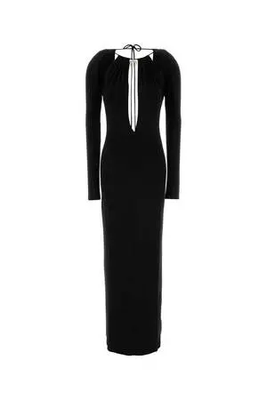 MARINE SERRE Jersey Long Dress