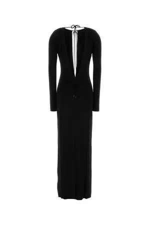MARINE SERRE Jersey Long Dress
