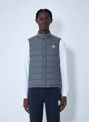 Moncler MONCLER Barthe Quilted Gilet Gray