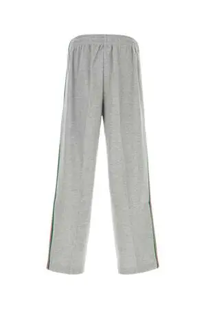 Gucci Grey Cotton Blend Joggers - Gray