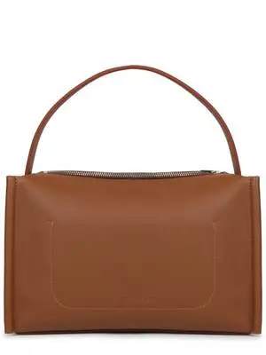 JW Anderson Leather Loafer Bag - Cream