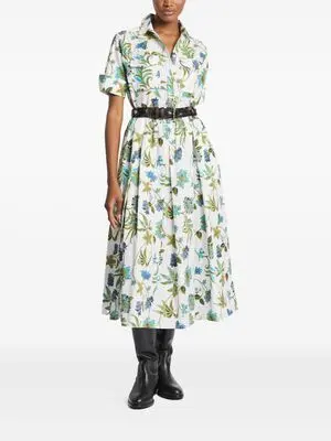 FAY Printed Cotton Skirt