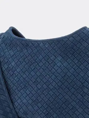 Bottega Veneta Woven Shoulder Bag - Blue
