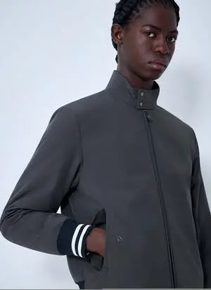 Moncler Prieure Reversible Down Bomber Jacket - Gray