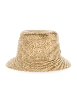 Saint Laurent Paglia" Straw Sun Hat With Wide Brim - Multicolor