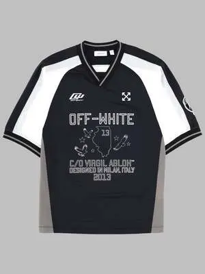 Off-White Graphic Print Short Sleeve Jersey
