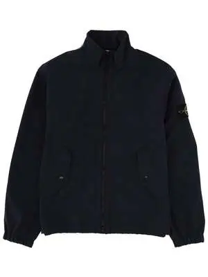 Stone Island Stiff Collar Zip-up Jacket - Blue