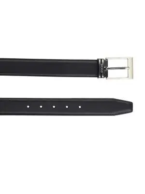 BOSS Leather Belt With Buckle
