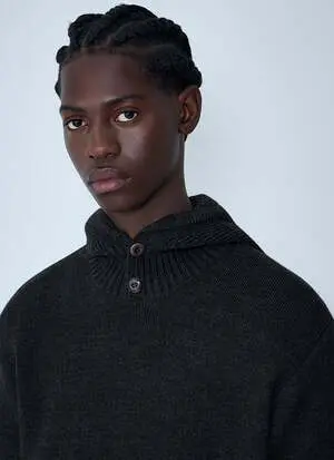 LEMAIRE Lemiaire Knitted Hooded Sweatshirt