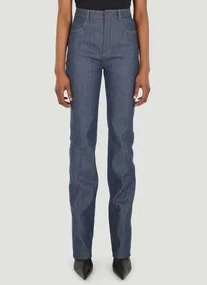 Saint Laurent Straight-leg Denim Jeans - Blue