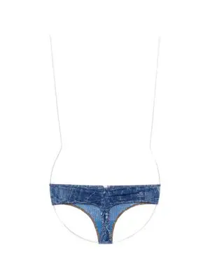 DIESEL® Denim Print Briefs - Multicolor