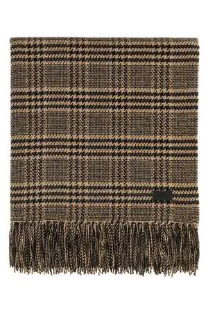 Saint Laurent Embroidered Silk Blend Scarf - Multicolor