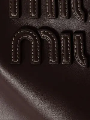 Miu Miu Ivy Leather Shoulder Bag