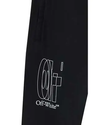 Off-White Arrow Cuffed Sweatpants - Black