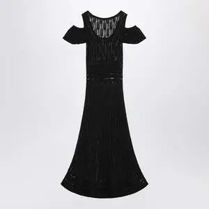 JW Anderson Crochet Dress With Ruffled Sleeves