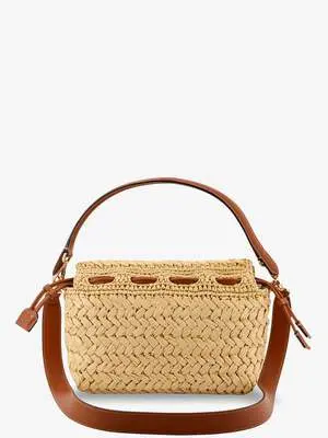 Fendi Raffia Mamma Baguette Bag - Multicolor