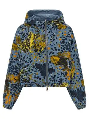 Fendi Reversible Nylon Windbreaker - Blue