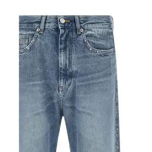 Versace Denim Straight-leg Jeans - Blue