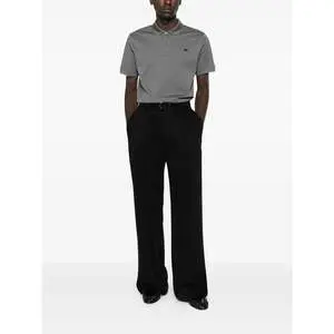 Prada Grey Polo Shirts