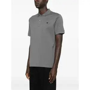 Prada Grey Polo Shirts