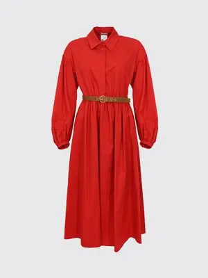 Max Mara Cotton Shirt Dress - Red