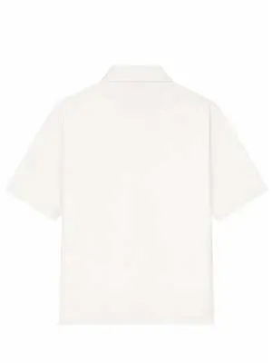 COURREGES Oversize Fit Polo With Logo Detail - White
