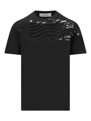GOLDEN GOOSE Printed Cotton T-shirt