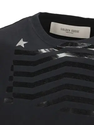 GOLDEN GOOSE Printed Cotton T-shirt