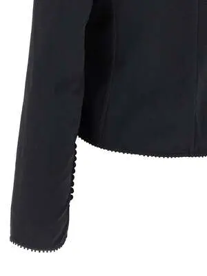 Isabel Marant Étoile Calina Cotton Victorian Shirt With Ruffles And Crochet