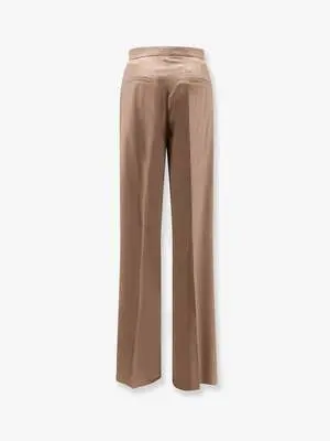 Max Mara Virgin Wool Tailored Trousers - Multicolor
