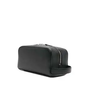 TOM FORD Leather Wash Bag - Black