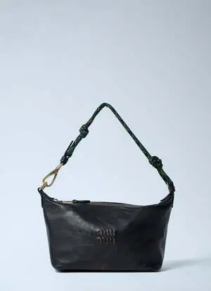 Miu Miu Logo Motif Pouch Shoulder Bag