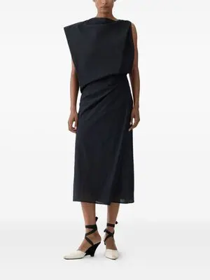 Jacquemus La Robe Drap Midi Dress - Multicolor