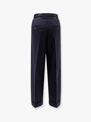 Max Mara Virgin Wool Tailored Trousers - Multicolor