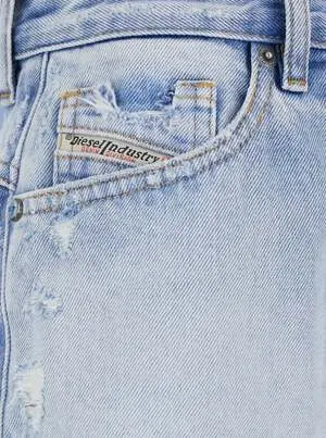 DIESEL® Denim Cut-out Shorts - Multicolor