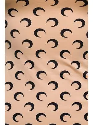 MARINE SERRE Crescent Moon Print Long Sleeve Top - Multicolor