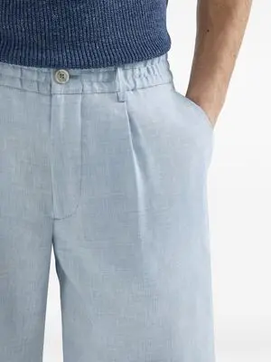 Brunello Cucinelli Linen Bermuda Shorts