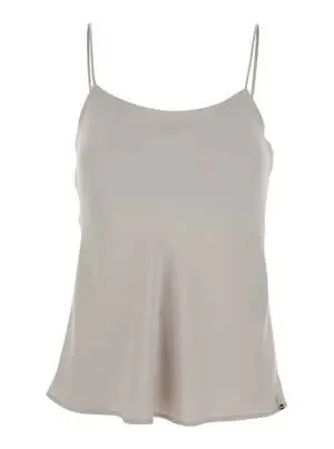 HERNO HERNO U-Neck Tech Fabric Top