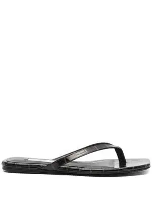 TOTEME Leather Flip Flops - Multicolor
