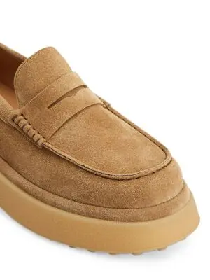 TOD'S Suede Leather Loafers - Multicolor
