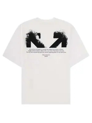 Off-White T-shirt With Logo - White