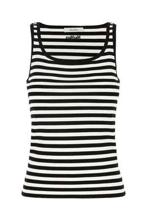 Max Mara MAX MARA Striped Ribbed Tank Top Multicolor