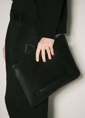 Dolce & Gabbana Nappa Leather Foldable Handbag