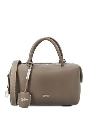 Max Mara Leather Handbag With Padlock Detail