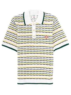Casablanca Knitted Polo - Multicolor