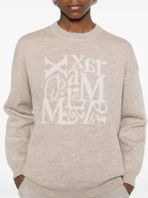 Max Mara Graphic Crewneck Sweater