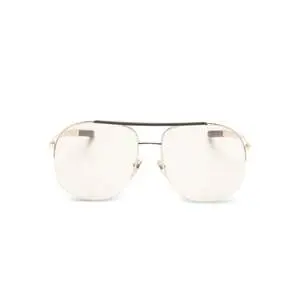 Gucci Tone Aviator Sunglasses - Gold