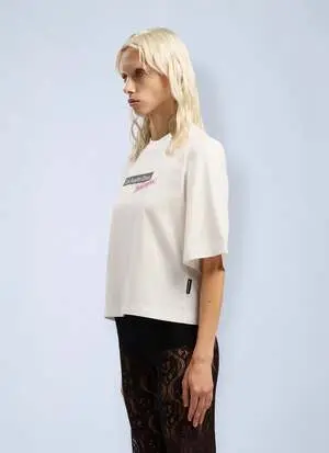 Palm Angels Cropped Graphic T-shirt